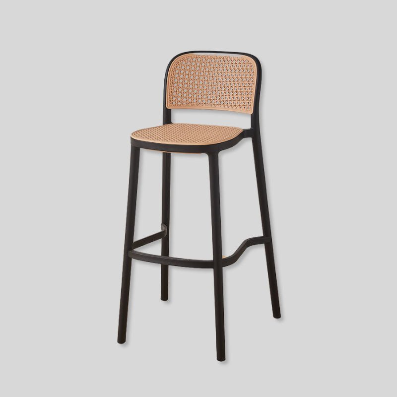 Nordic Ergonomic Accent High Kitchen Stools Luxury Work Reception Bar ...